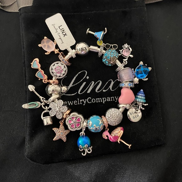 Linx | Jewelry | Linx Snake Chain Bracelet With Beach And Summer Themed ...